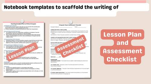 How to Write a Cinquain Poem Examples, Lesson Plan, Assessment Marking ...