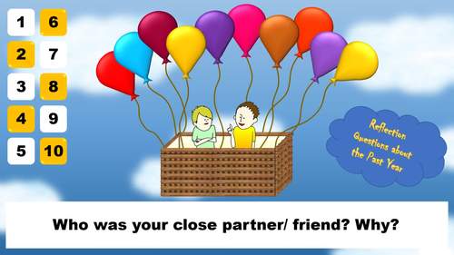 New Year 2023 Reflection and Resolutions PowerPoint Game | TPT