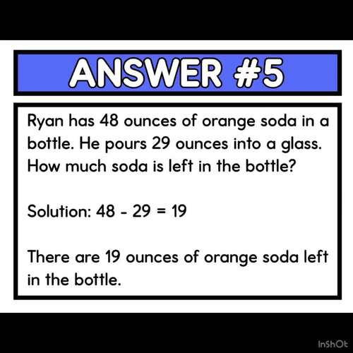 Measurement Word Problems: Problem of the Day Addition & Subtraction ...