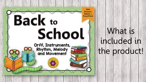 Back to School Music Rules Elementary Music Lesson Plan & Orff Arrangement