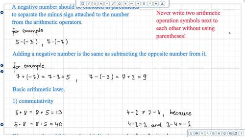 Integers and Rational Numbers - Math Lesson Plan for 9th Grade High School.