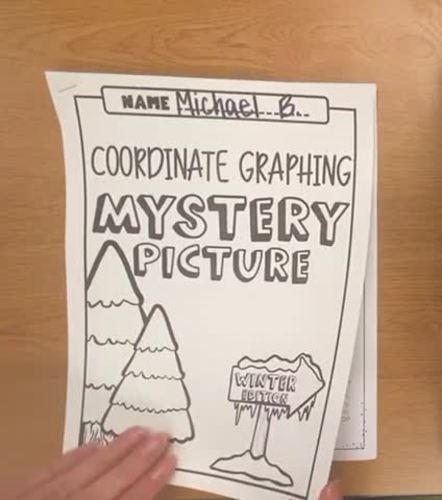 Winter Coordinate Graphing Worksheets Quadrant 1 and 4 Quadrants ...