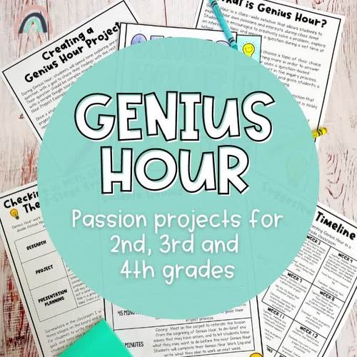 Genius Hour Pack for Elementary by Poet Prints Teaching | TPT