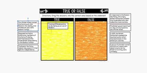 Boston Tea Party DIGITAL Interactive Notebook | Choice Board ...