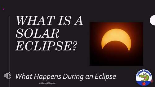 Solar Eclipse 2024 PowerPoint by HappyEdugator | TPT