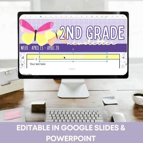 Editable Spring Classroom Newsletter Template Season Themed by Siana's ...