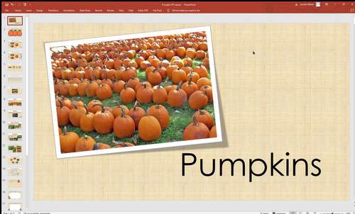 Pumpkin Life & Parts: Power Point Lesson {Life Cycle} by Planning Garden