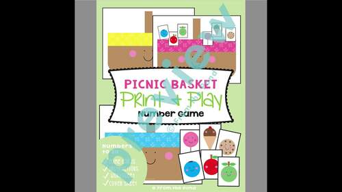 Addition and Subtraction Word Problem Game – Picnic Math Activity