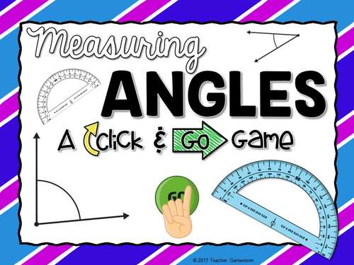 Measuring Angles Powerpoint Game by Teacher Gameroom | TPT