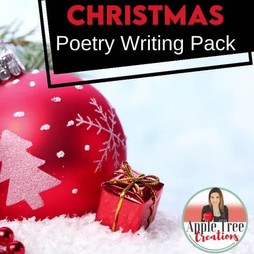 Poetry Writing Christmas Package - Print - Digital by Apple Tree Resources