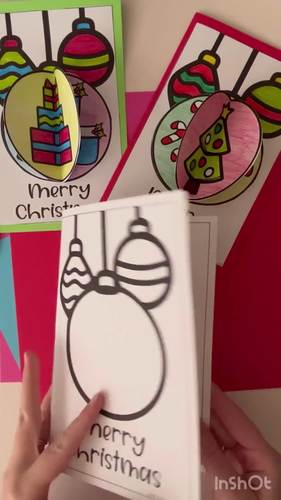 Christmas Card Craft - 3D Christmas Card - Holiday Card Craft | TPT