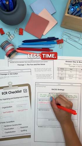 Reading Comprehension Passages and Questions ELA MAP Test Prep 4th 5th ...