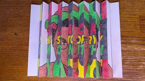 Black History Month Agamographs Project: Kamala, Barack, MLK, etc. Activity