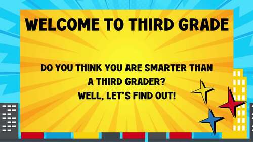 Move Up Day | Are You Smarter Than a Third Grader | End of the Year ...