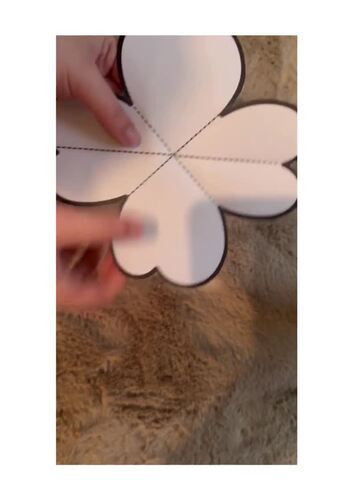 Mothers Day Folding Heart Flower by Nikitha Greene | TPT