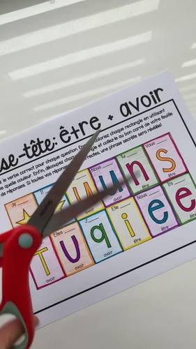 Être et Avoir – Interactive French Verb Conjugation Puzzle for Beginners