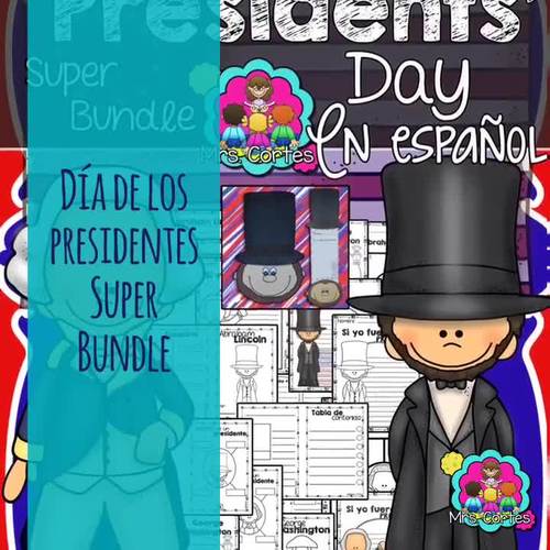 Día de los presidentes Super Bundle by mrscortes | TpT