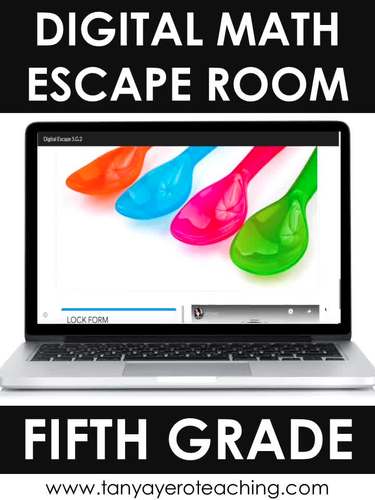 5th Grade Math Digital Escape Room | 5.G.2 Word Problems Coordinate Grids