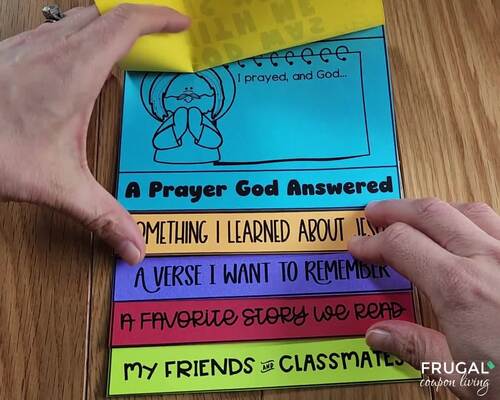 End of the Year Memory Booklet Craft, Christian Kids Keepsake Book Activity