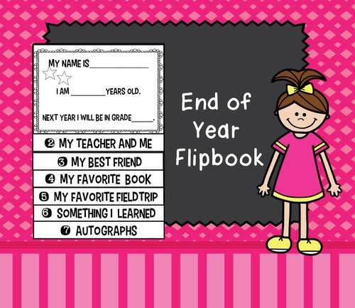 End of the Year Memory Flipbook Activities by Pint Size Learners