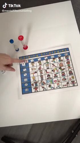 Calming Strategies & Brain Breaks Coping Skills Dice Game | TPT