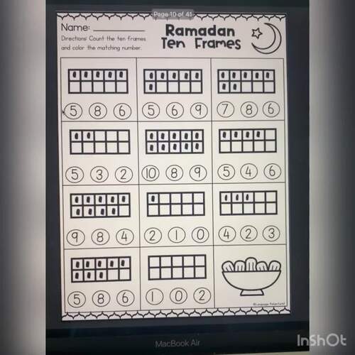 Ramadan Math Activities by Language Adventurist | TPT
