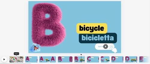 Italian Alphabet with Audio — 43 Clickable Slides (Canva Link) | TPT