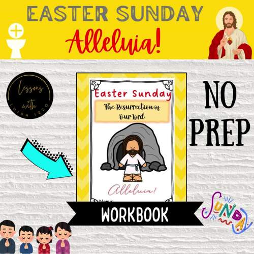Easter Sunday Workbook for Teachers: No Prep Worksheets | TPT