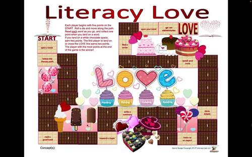 Editable Phonics Game and Roll & Read Templates | Valentine’s Day Theme