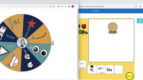 Spin and Build a Scarecrow: Sentence Strip Boom Cards™| Core Words