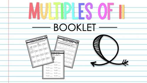 Multiples of 11 Worksheets by Teaching with Glitter and Gold | TPT