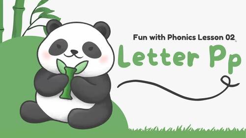 Phonics Letter P Full Lesson Plan (PPT + Worksheet) - Lesson 2 | TPT