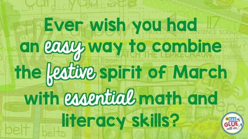 March & St Patricks Day Write the Room, Games & Puzzles: First Grade ...