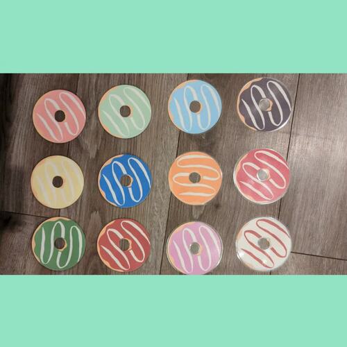 Counting and Subtracting Color Game for Circle Time called Donut Shop