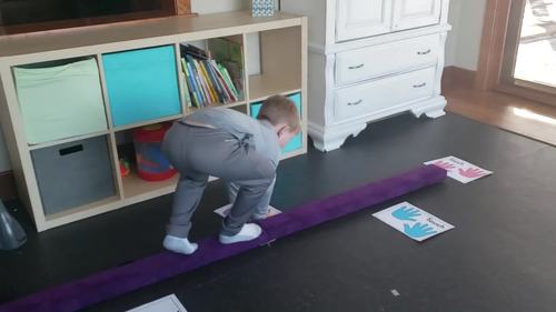 Spring Themed Sensory Path and Motor Path Printables by Pink Oatmeal