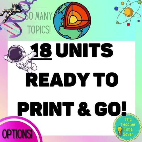 Science Classroom Decor Bulletin Board Vocabulary Word Wall | Back to ...