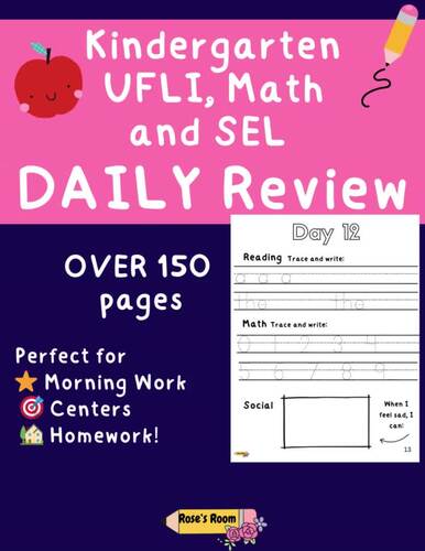 UFLI Kindergarten Practice (Homework, Independent Work, Centers ...