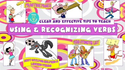 Using & Recognizing Verbs by TEACH ANY STUDENT | TPT
