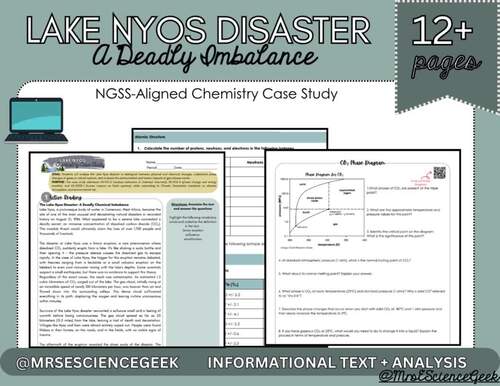 Lake Nyos Disaster| An NGSS Aligned Chemistry Case Study/ NO PREP!