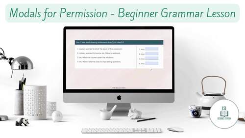 Modals for Permission - Adult ESL ELL A1 Beginner Grammar Lesson ...