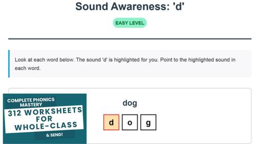 Complete Phonics Mastery: 312 Worksheets for Whole-Class & SEND by ...