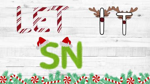 Christmas Alphabet Clip Art Letters Bulletin Board | Candy Cane Reindeer