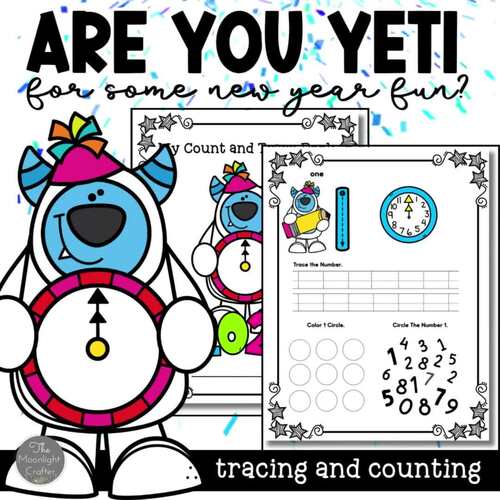 Counting to 10 Number Practice Booklet | Preschool & Pre-K Math Centers