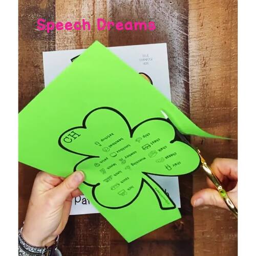 St Patricks Day Speech Therapy Craft Articulation Language: Holiday ...
