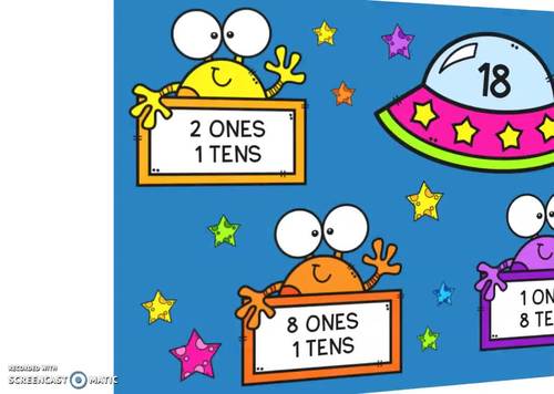 Place Value Tens and Ones Boom Cards™ Distance Learning by Creating 4 ESL