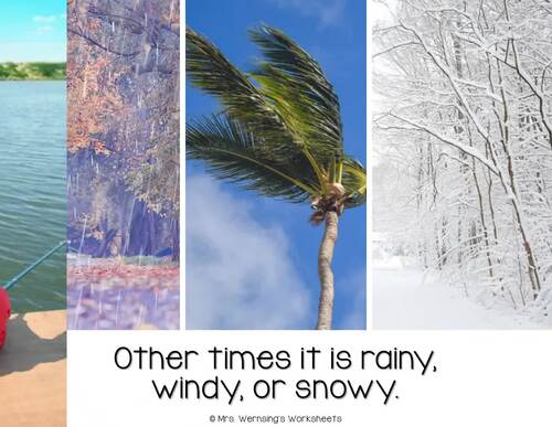 What is Weather? Projectable Read-Aloud Lesson - KINDER SCIENCE | TPT
