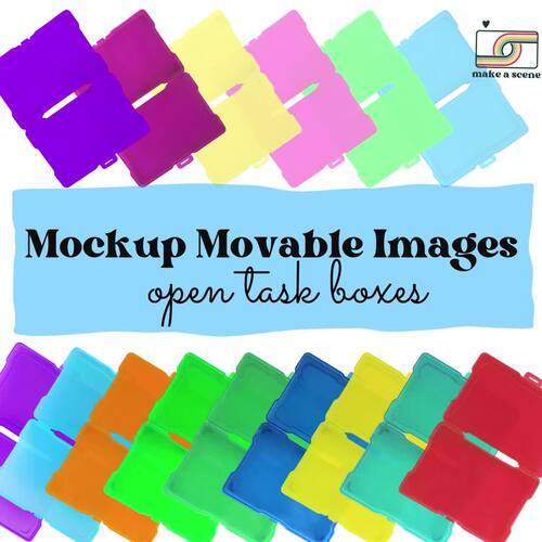 Open Task Boxes Mock Up Movable Elements PNG files with Transparent ...