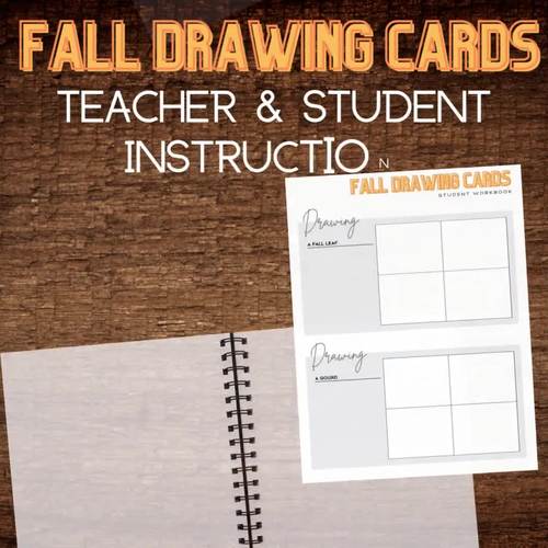 Fall Drawing Task Cards - Middle, High School Art Drawing Bell Ringer ...
