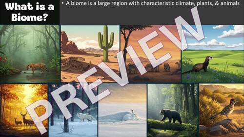 AP Environmental Science (APES) Terrestrial Biomes PowerPoint Slideshow