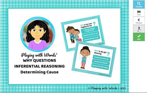 Why Questions for Speech Therapy – Determining Cause Boom™ Cards